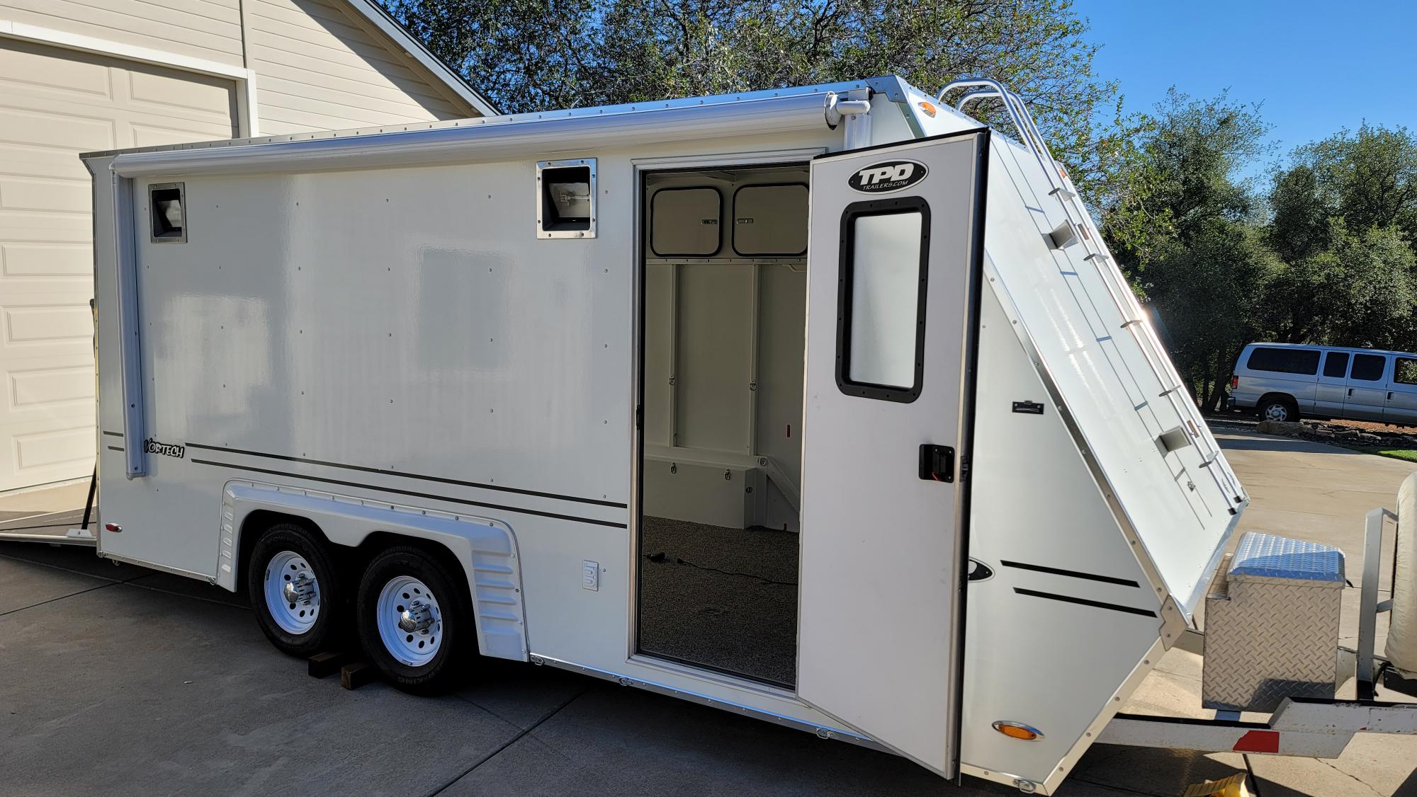 2007 CV818T Vortech 18' x 8' 5' Z Tongue Bumper pull - TPD Trailers